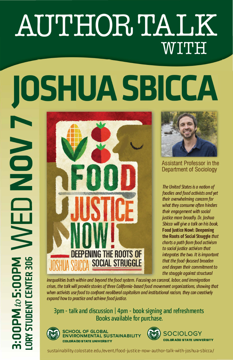 Josh Sbicca's new book examines how food is used in social justice ...